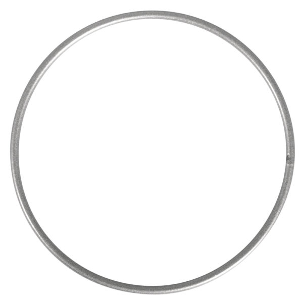 50cm White Coated Metal Ring - Large Metal Hoop - Glitterwitch