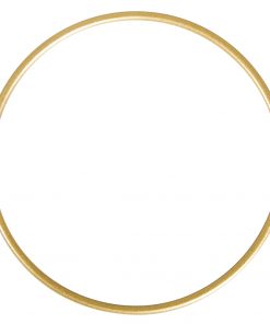 10cm Black Coated Metal Ring for Craft & Floristry Projects - Glitterwitch
